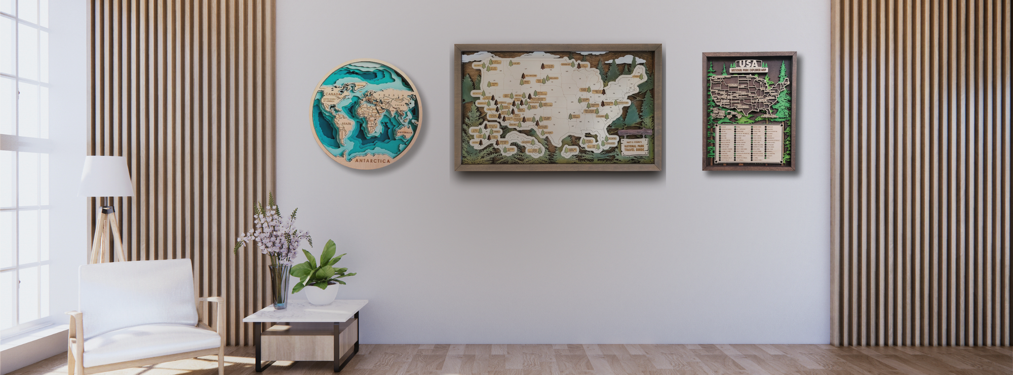 F1 3D Wood map – Map store